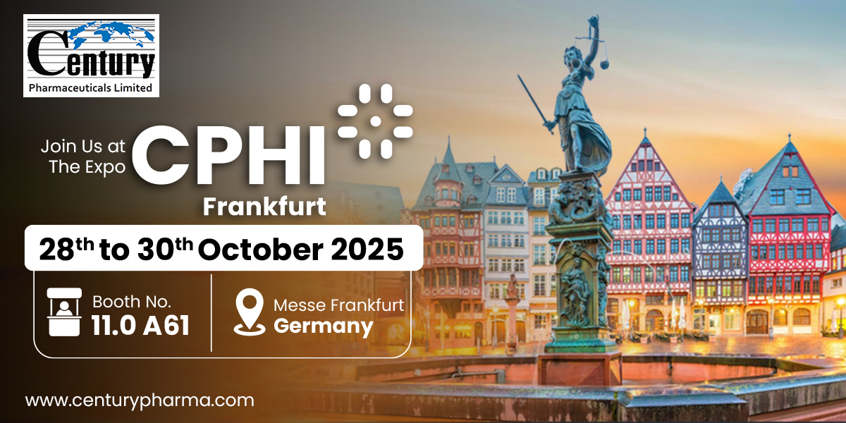 CPHI Expo Frankfurt 2025 | Century Pharma